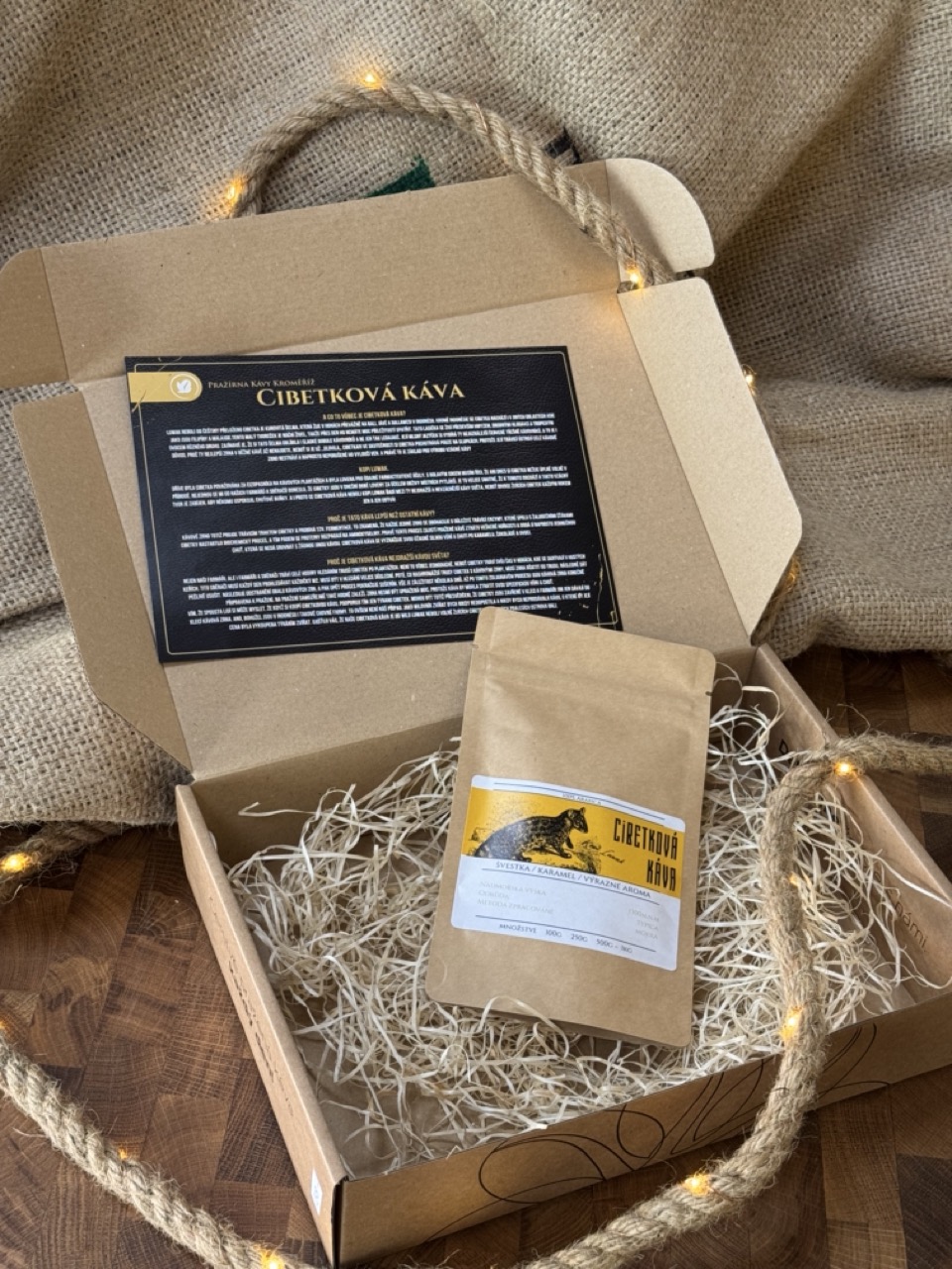 Cibetková káva Kopi Luwak 21 g